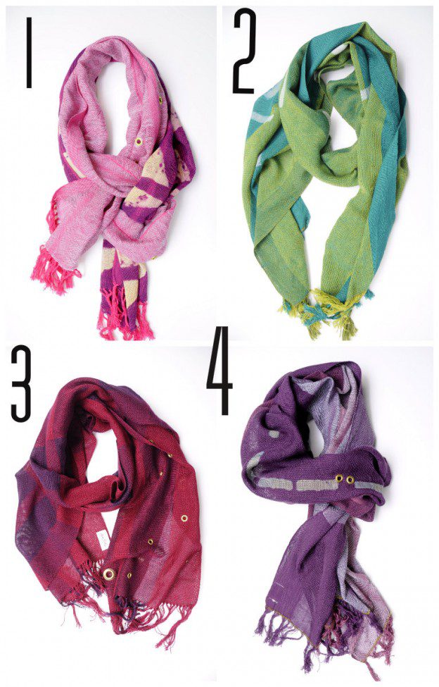5 Ways to wear a scarf or shawl at work